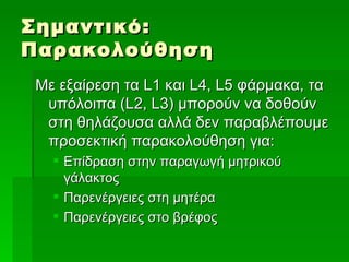 φάρμακα και μητρικός θηλασμός | PPT