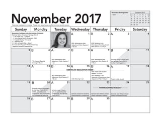 2017-18 HCPSS AB-Calendar | PDF