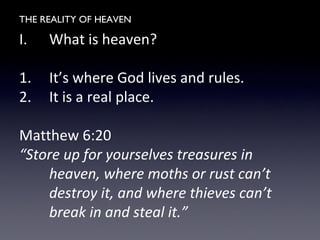The Reality of Heaven | PPT