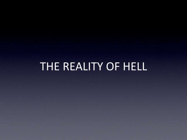 The Reality of Hell | PPT