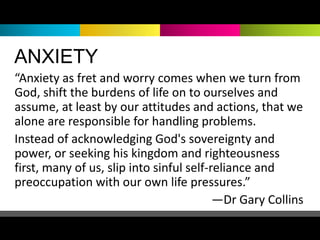 Anxiety | PPTX