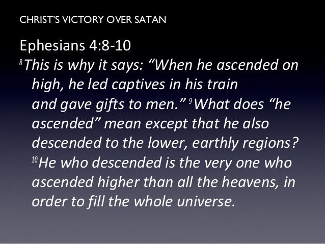 Christ's Victory Over Satan