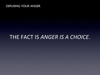 Defusing Your Anger | PPT