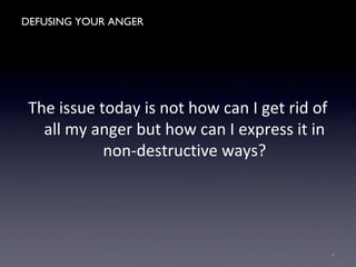 Defusing Your Anger | PPT