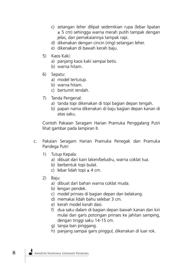 2012 174 Jukran Pakaian Seragam Pramuka | PDF