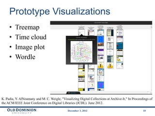Visualizing Digital Collections at Archive-It | PPTX