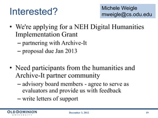 Visualizing Digital Collections at Archive-It | PPT