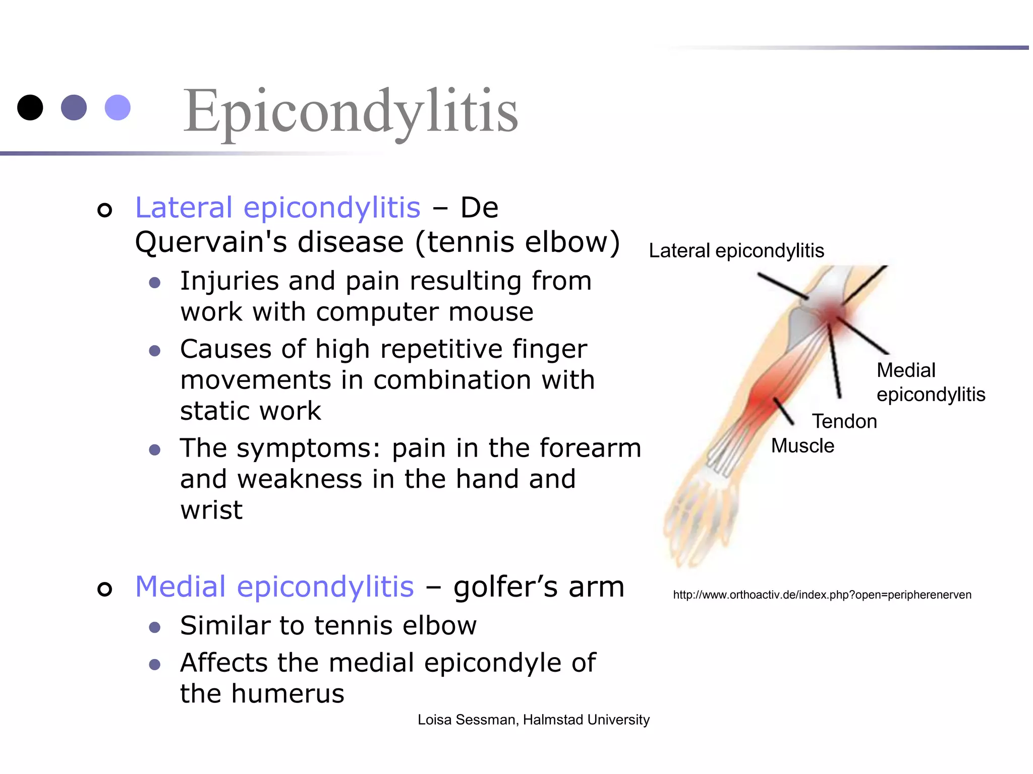 Musculoskeletal disorders | PPTX