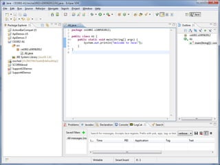 2013 ce1002 - How to setup java programming environment | PPT