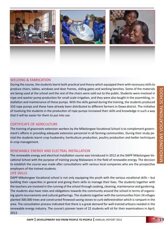 DAPP Malawi - ANNUAL REPORT 2 0 1 2 | PDF