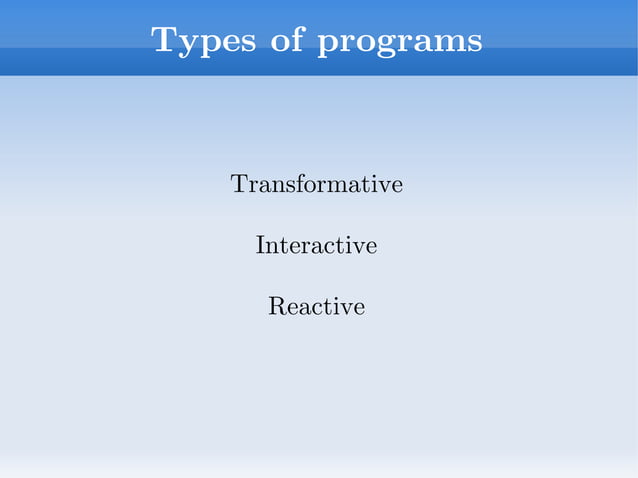 Functional Reactive Programming By Gerold Meisinger Ppt