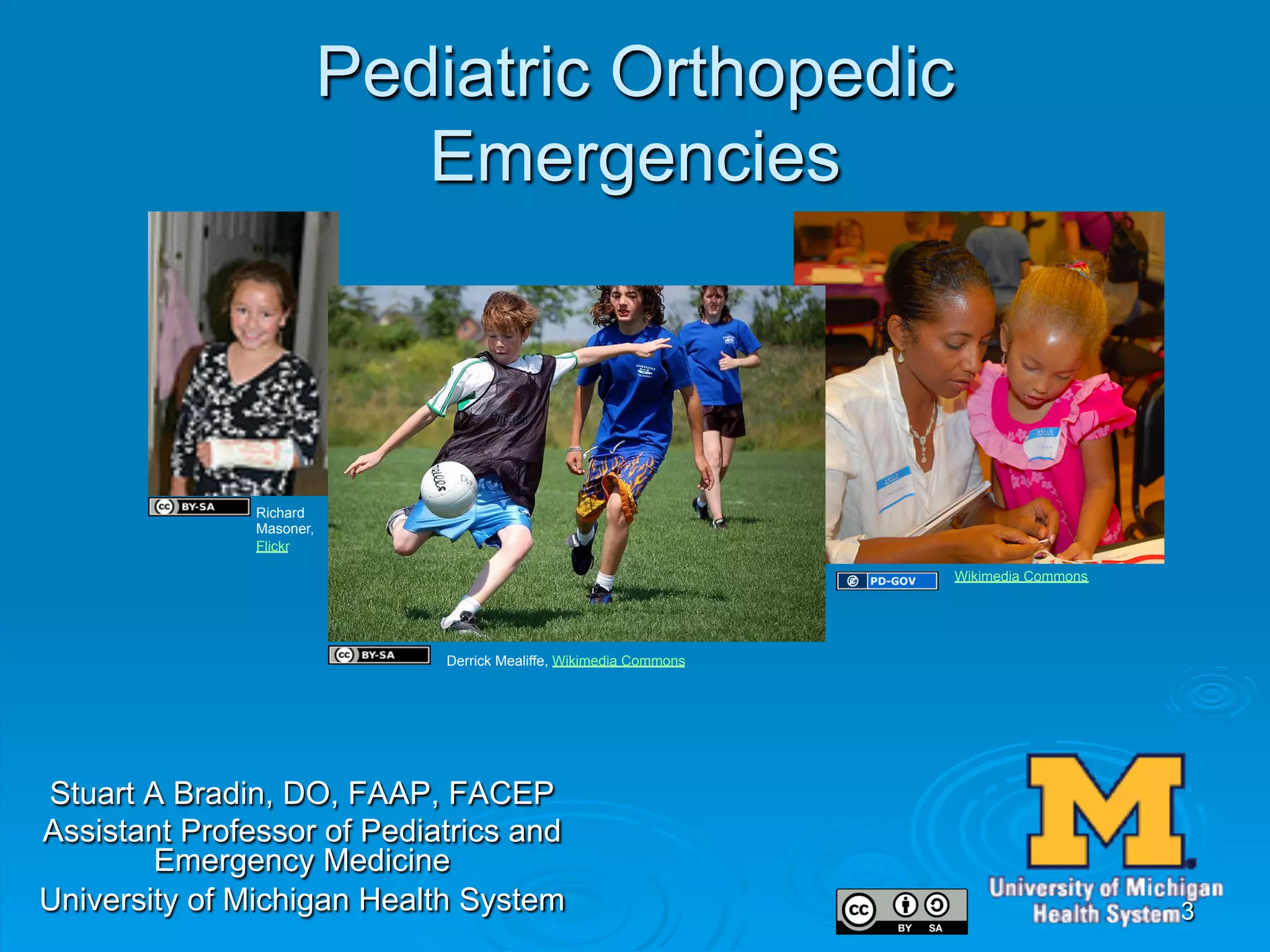 GEMC: Pediatric Orthopedic Emergencies: Resident Training | PDF