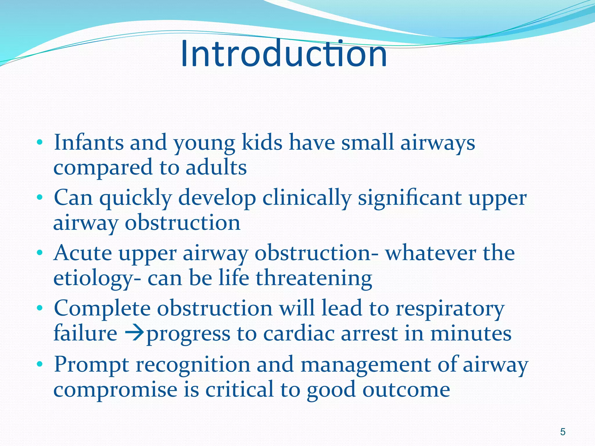 GEMC: Pediatric Respiratory Distress: Resident Training | PDF