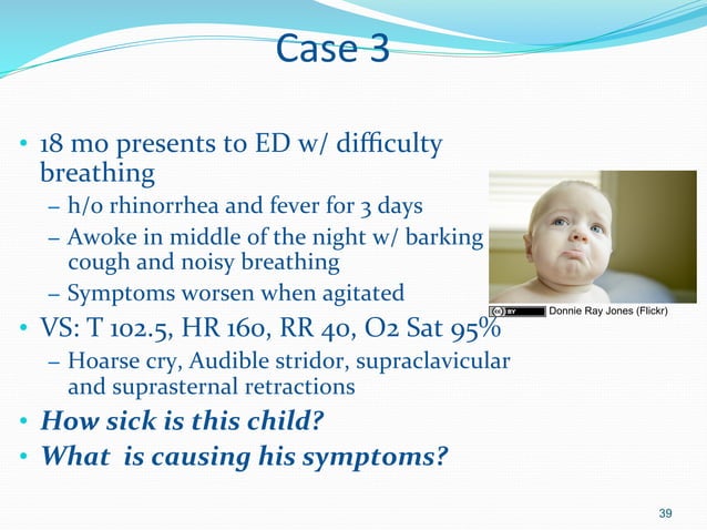 GEMC: Pediatric Respiratory Distress: Resident Training | PDF
