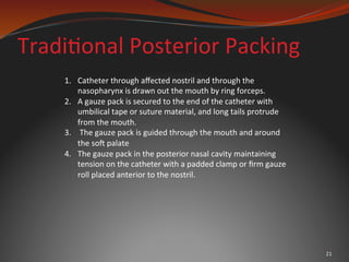 GEMC: Evaluation and Management of Epistaxis: Resident Training | PDF