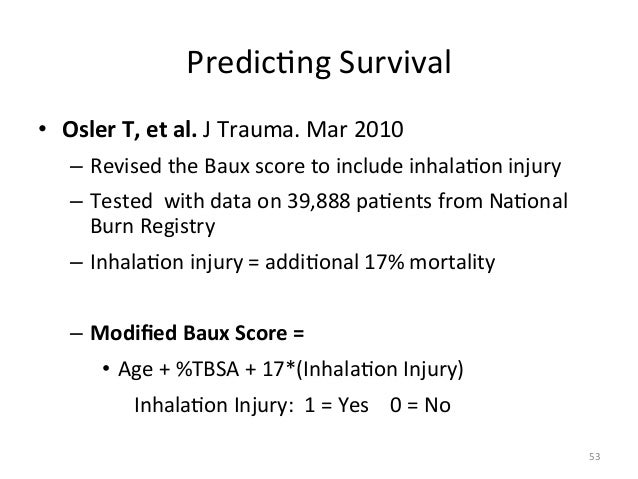 GEMC- Burns: Managements and Survivability- for Residents