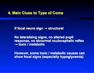 GEMC: Coma: Resident Training | PDF | Brain and Nervous System ...