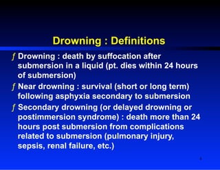 GEMC: Near-Drowning and Drowning: Resident Training | PDF