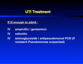 GEMC: Urinary Tract Infections: Resident Training | PDF