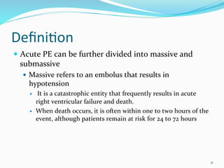 GEMC: Pulmonary Embolism 1: Resident Training | PDF