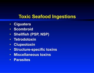 GEMC: Toxic Seafood Ingestions: Resident Training | PPT