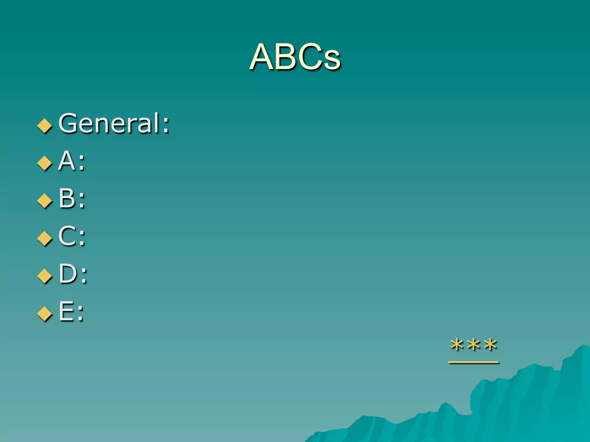 GEMC: Resuscitation: Resident Training | PPT