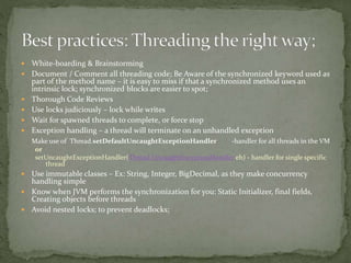 Threading in java - a pragmatic primer | PPT