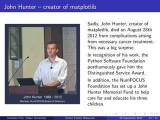 Online Python Resources | PPT