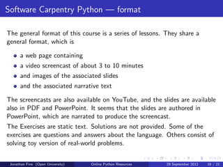 Online Python Resources | PPT