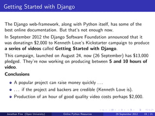 Online Python Resources | PPT