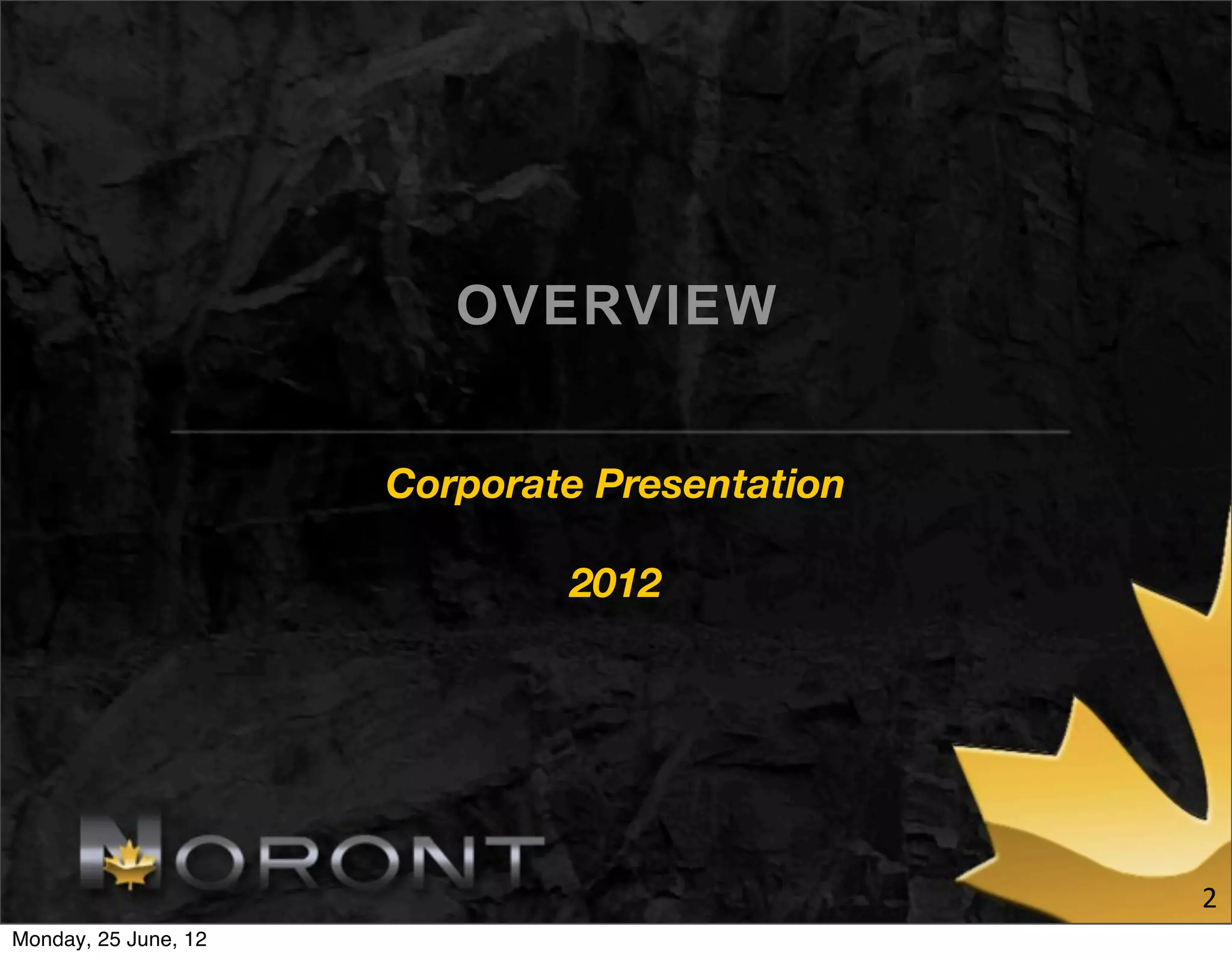 2012 Presentation | PDF