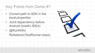 Robolectric Adventure | PPTX | Operating Systems | Computer Software and Applications