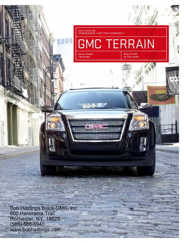 2012 GMC Terrain Brochure Rochester-Bob Hastings Buick GMC | PDF