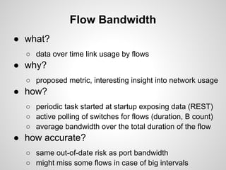 Network Statistics for OpenFlow | PPT