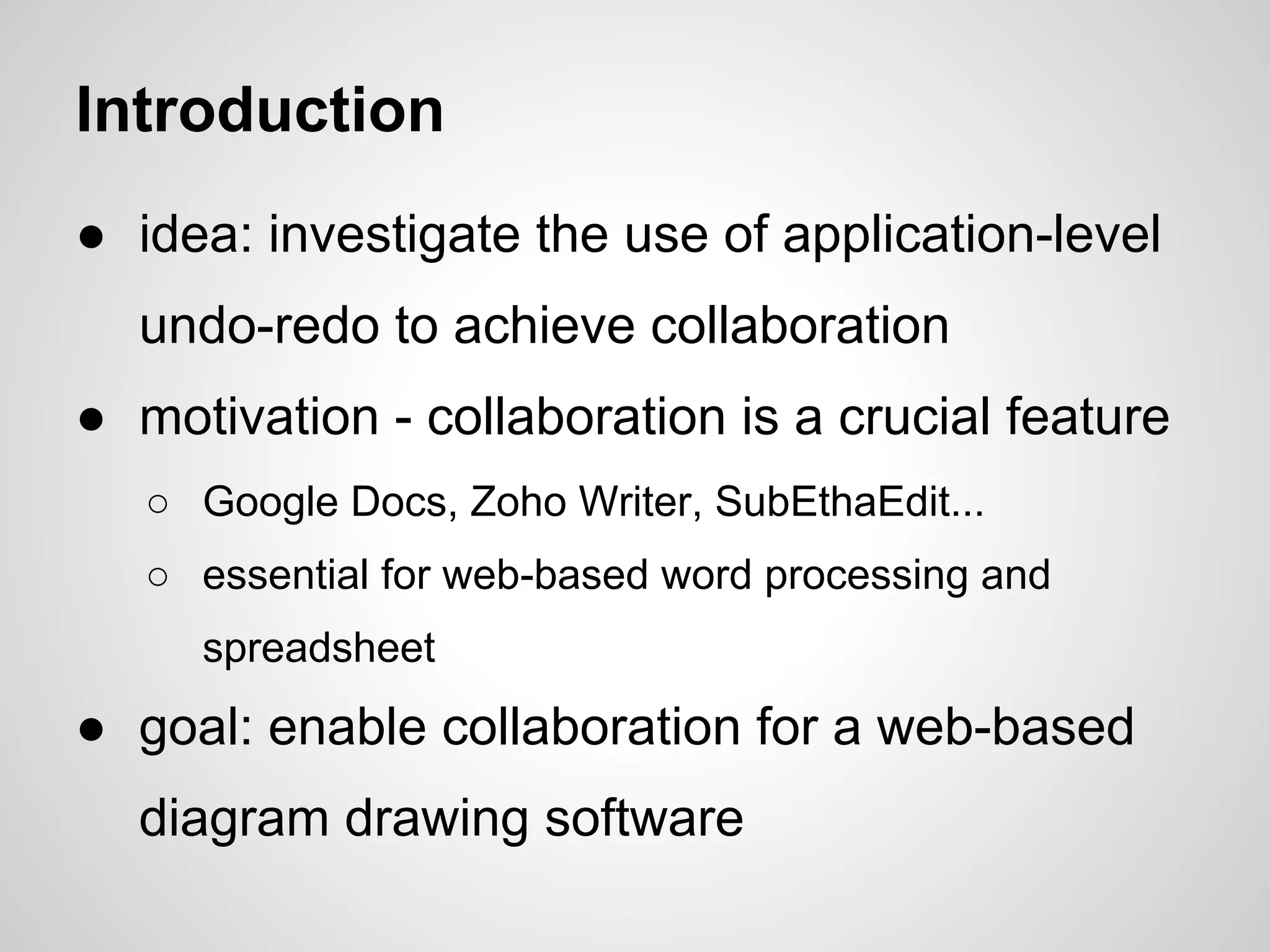 Undo, Redo and Collaboration in Web Applications | PPT | Free Download
