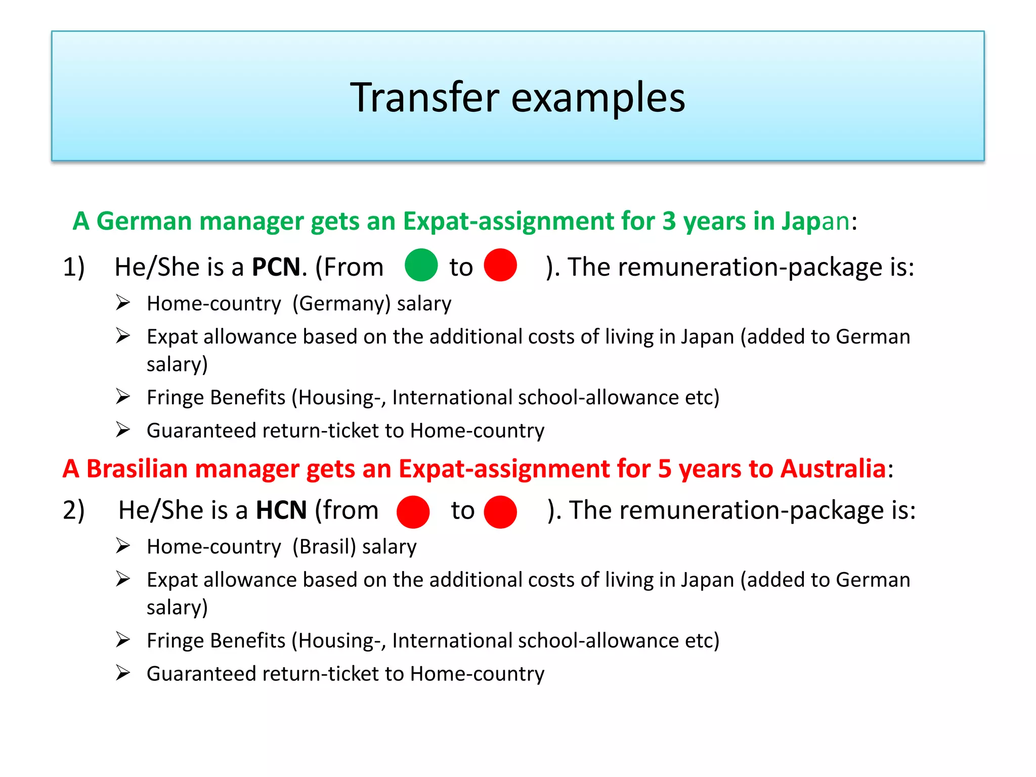 expat arrangements | PPTX