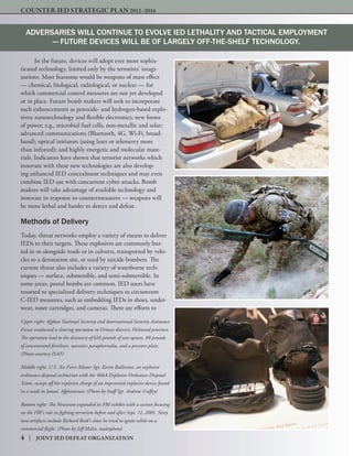 JIEDDO Counter-IED Strategic Plan May 2013 | PDF