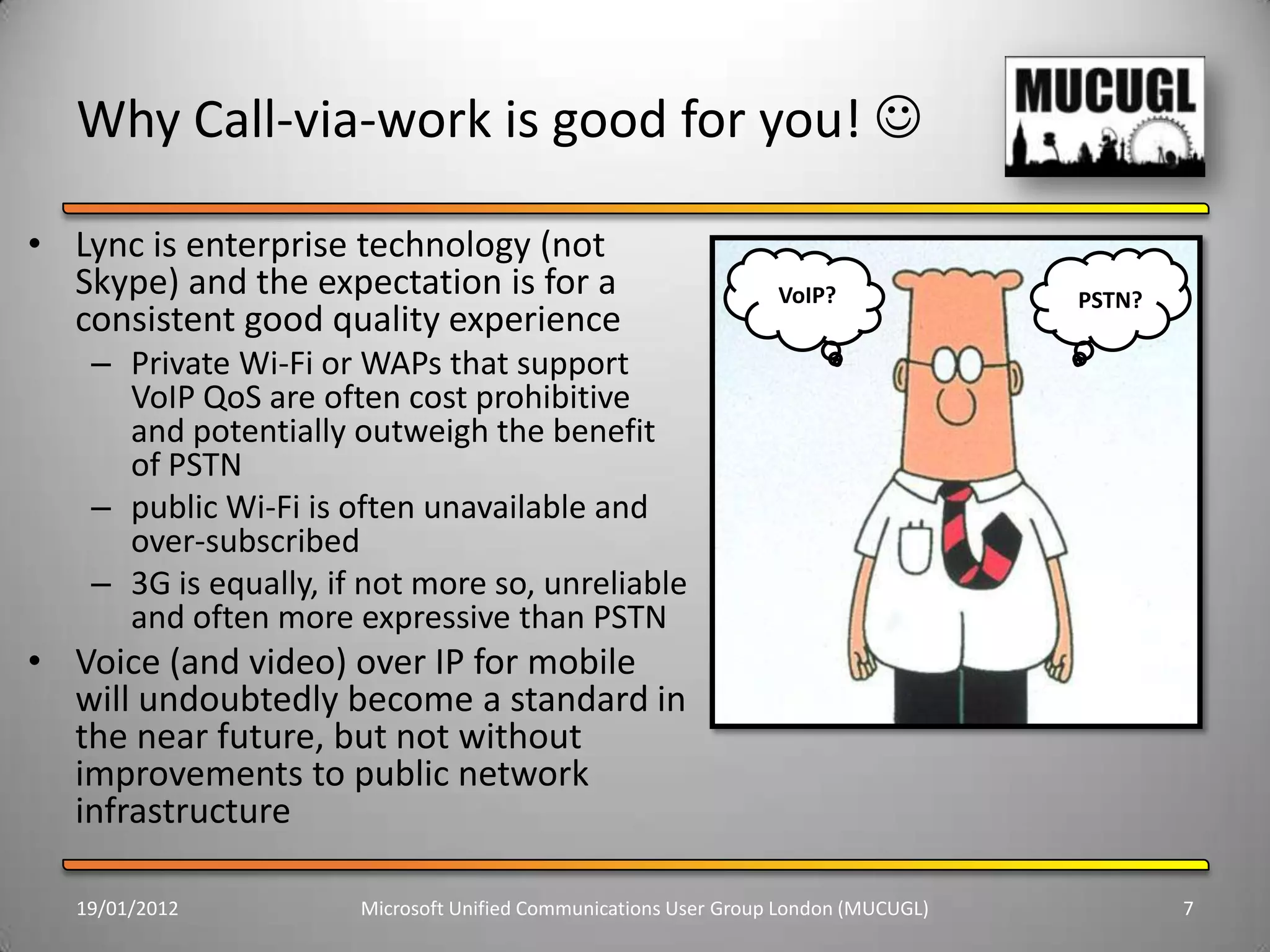 Lync Mobility Architecture | PPTX