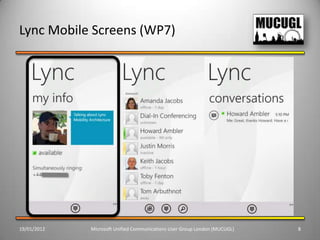 Lync Mobility Architecture | PPTX