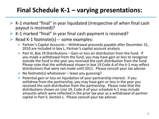Dissecting the K-1 | PPT