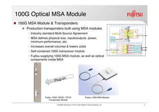 Fujitsu 100G Overview | PDF