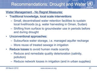 R. Klingbeil, 2012. Water Management Challenges Under Drought ...
