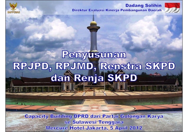 Penyusunan RPJPD, RPJMD, Renstra SKPD dan Renja SKPD | PDF