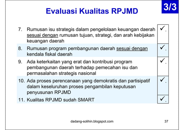 Penyusunan RPJPD, RPJMD, Renstra SKPD dan Renja SKPD | PDF