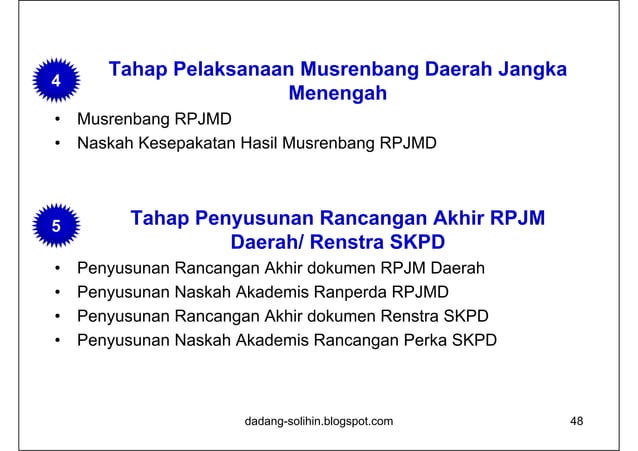 Penyusunan RPJPD, RPJMD, Renstra SKPD dan Renja SKPD | PDF