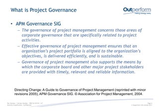 2012 01 Apm Branch Governance And Prince2 | PDF | Computer Software and ...