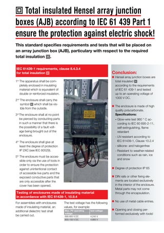 The Elektro Tipp - Array Junction Boxes | PDF