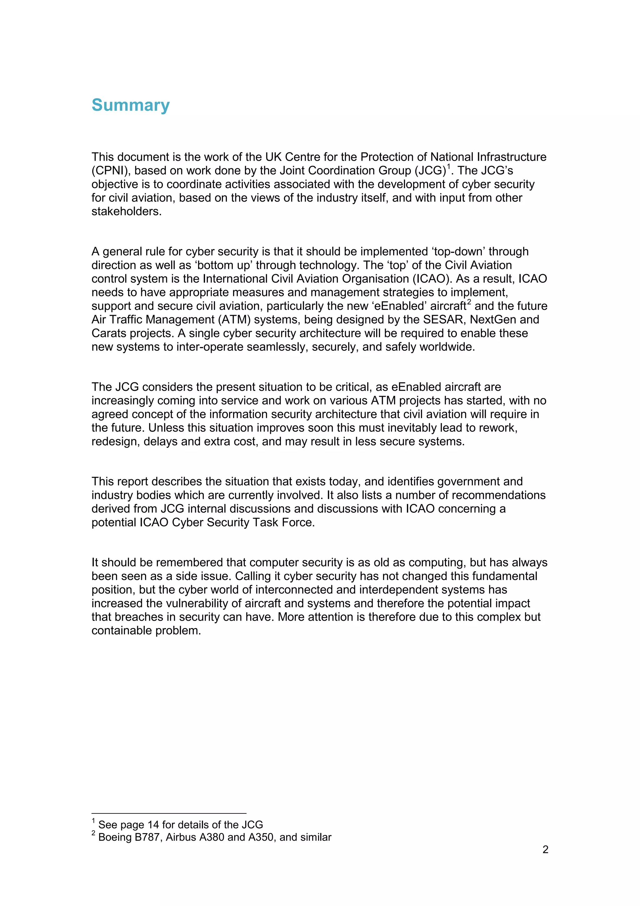 cyber security-in_civil_aviation_2012 august_CPNI | PDF | IT and ...