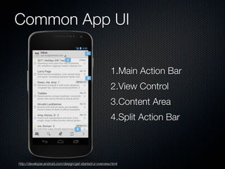 Android 4.0 UI Design Tips | PDF