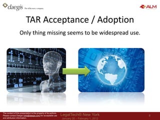 Technology Assisted Review (TAR): Opening, Exploring and Bringing ...
